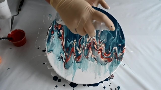 NEW! Water Flow Acrylic Pouring Technique ~ Water Colour Effects with ...