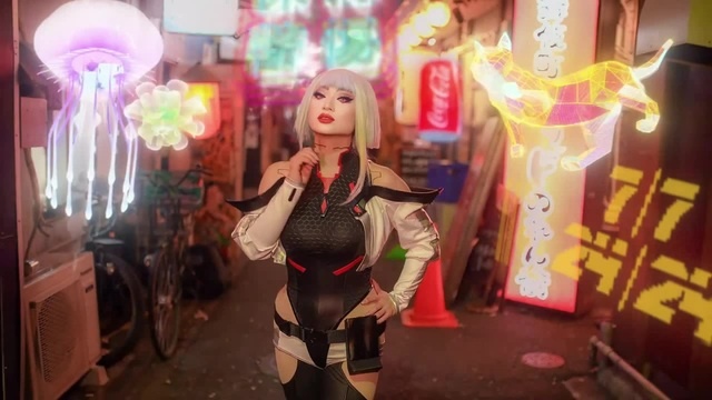 CYBERPUNK EDGERUNNERS: Cosplay Lucy - Coub