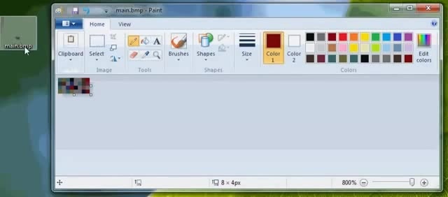 Программирование в Paint - Coub