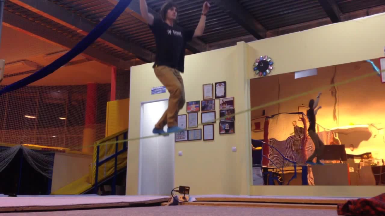 Trickline fails - Coub