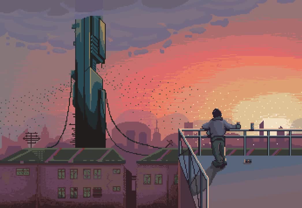 Half Life 2 pixel art animation - Coub