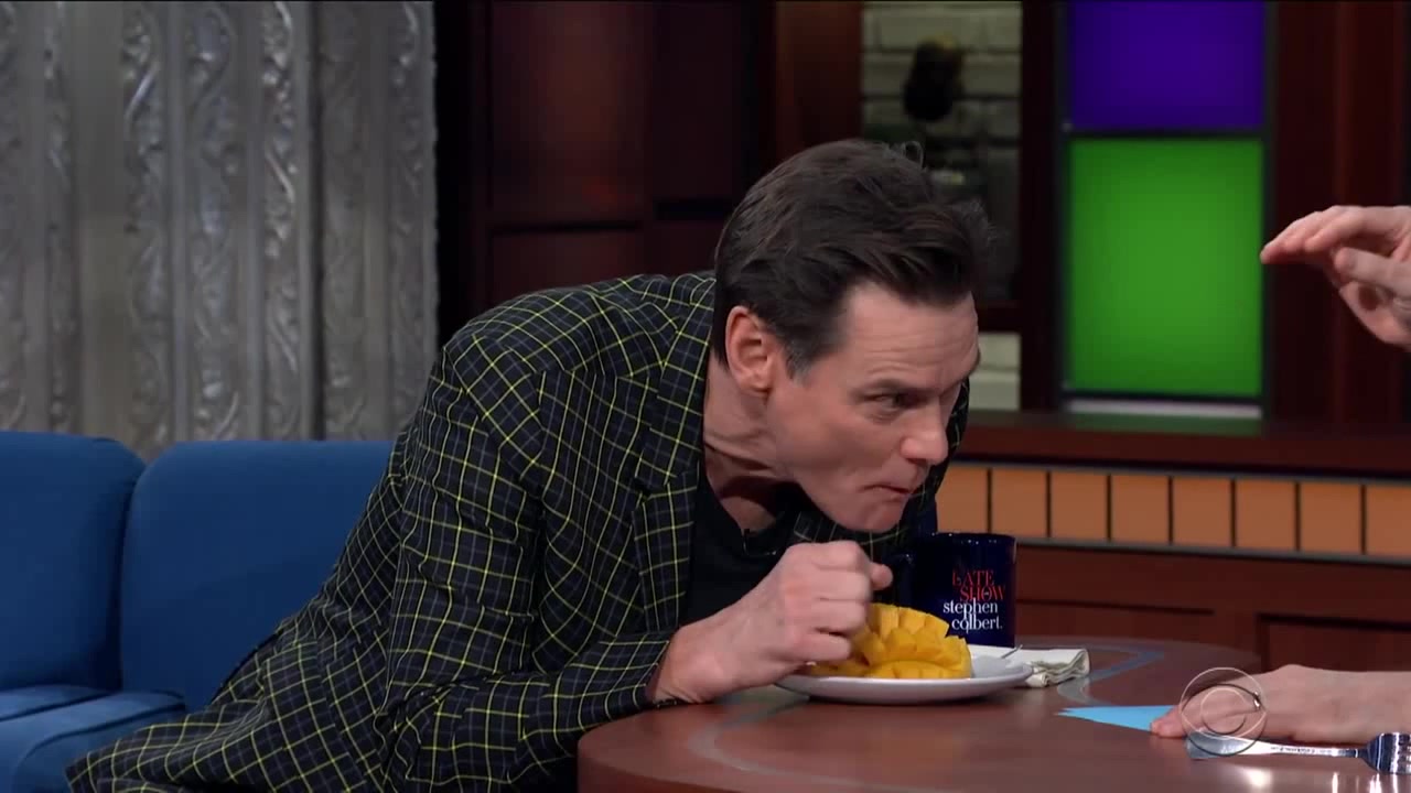 The Late Show with Stephen Colbert / Jim Carrey /2020 - Coub