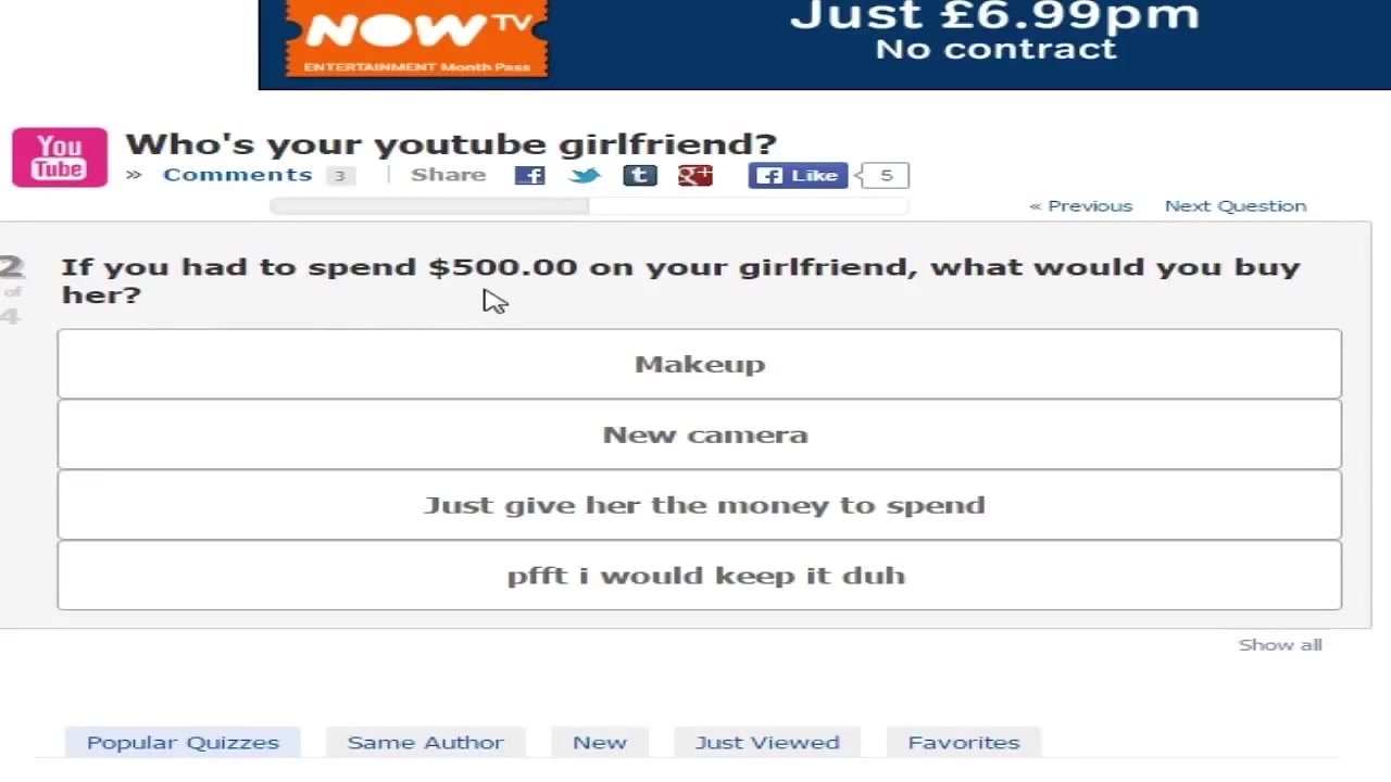 WHO'S YOUR YOUTUBE GIRLFRIEND!? (Test) - Coub