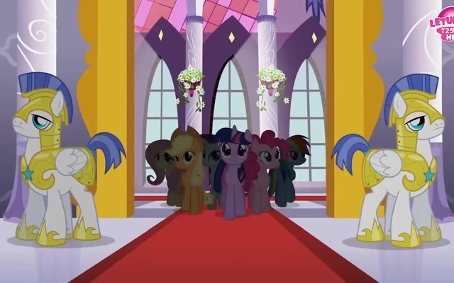 Discord's Defeat in Stained Glass(Mlp : Fim) and The Throne Room (Star ...