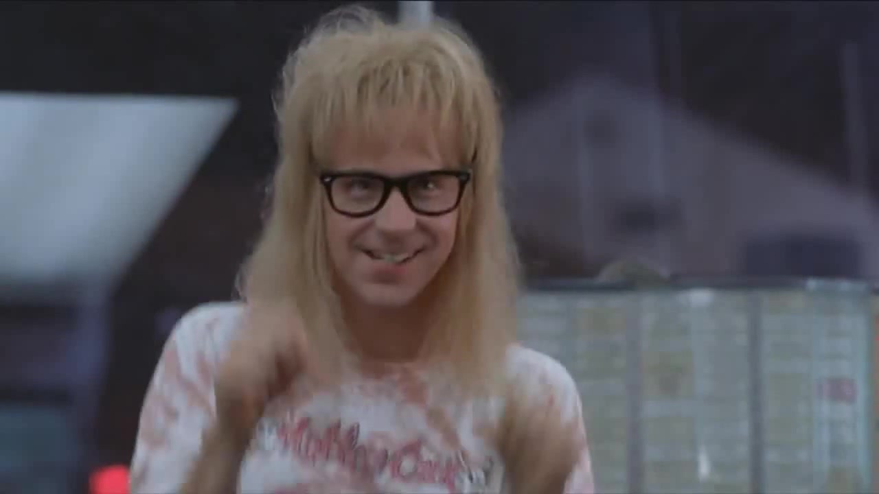 Wayne's World - Garth Foxy Lady - Coub