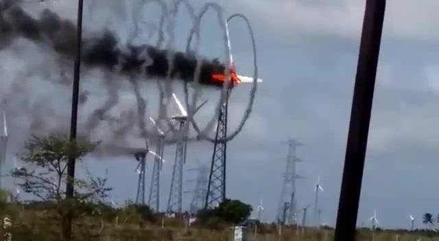 Windmill fire - Coub