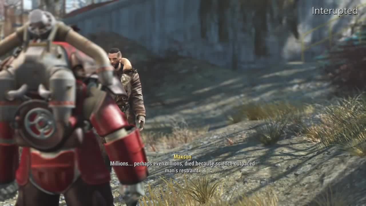 Fallout 4 - Interrupting Maxson - Coub