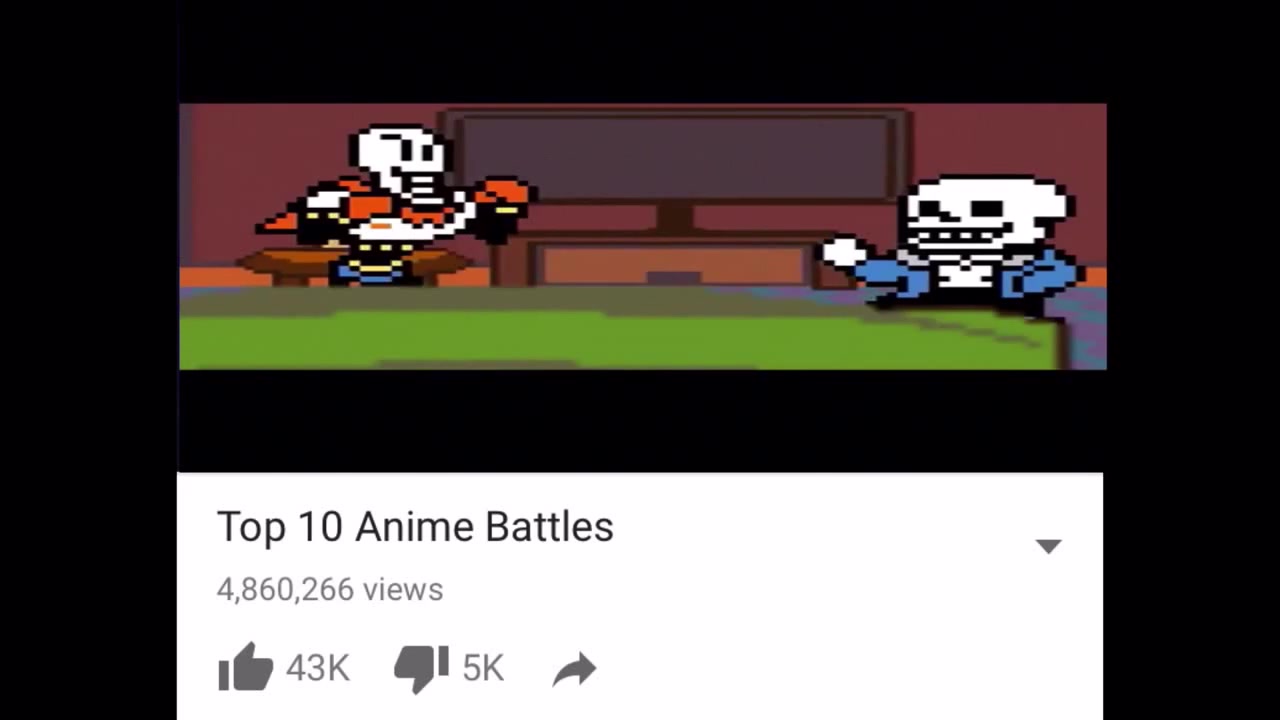 Sans vs papyrus - Coub