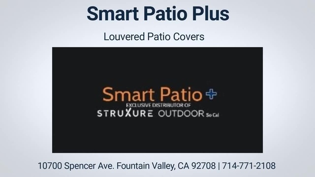 Smart Patio Plus - Louvered Patio Covers in Fountain Valley, CA - Coub