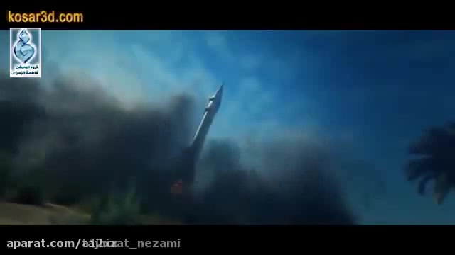 Iran missile attack to Saudi Arabia (simulation) Nuclear weapon! - Coub