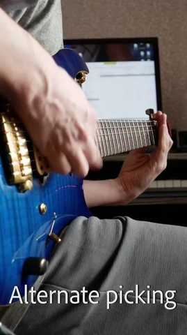 Metallica - Creeping Death | main riff | alternate picking - Coub