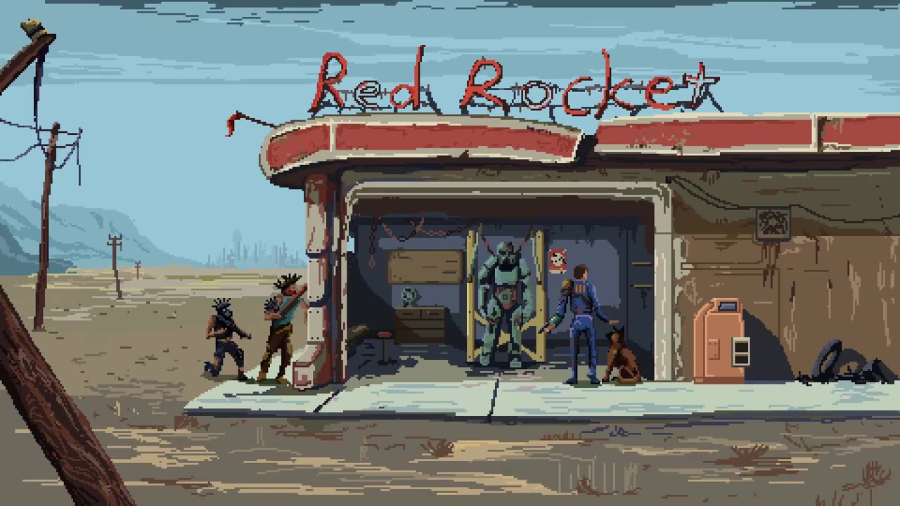 Fallout 4/8-bit - Coub