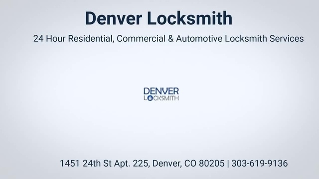 Emergency Locksmith Service in Denver CO - Coub