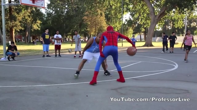 Spiderman Plays Basketball.... Amazing Spiderman 2 - Coub