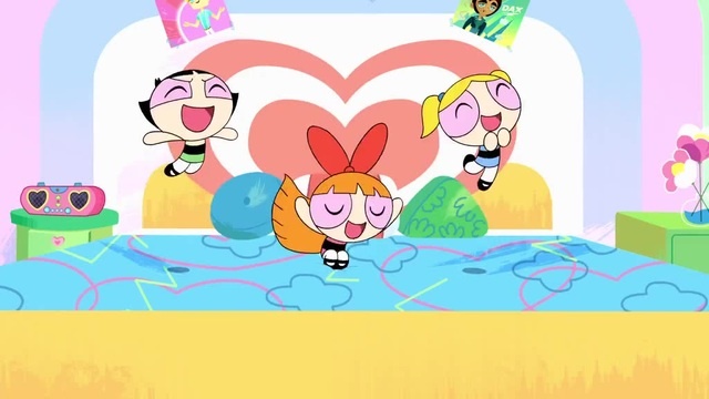 Powerpuff Girls Dancing to Power Rangers Lightspeed Rescue - Coub