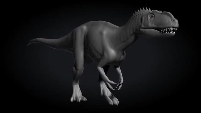 Dinosaur animation test #01 - Coub