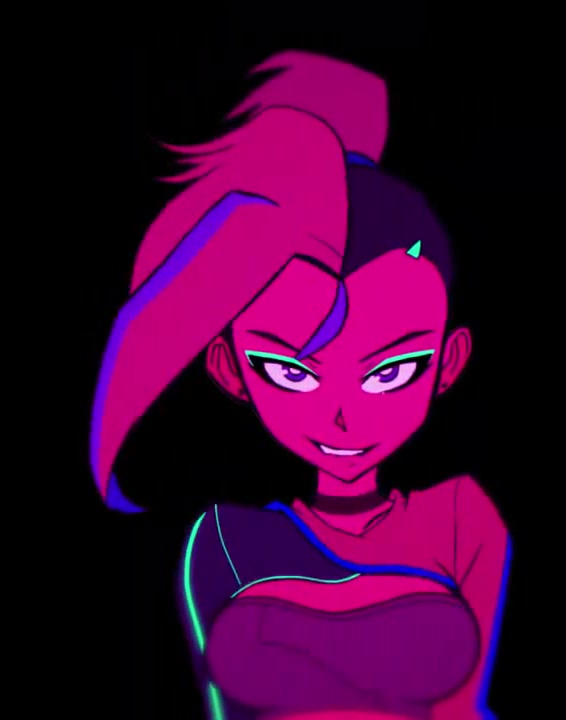 Moika Neon Dance | Animated Music Video - Coub