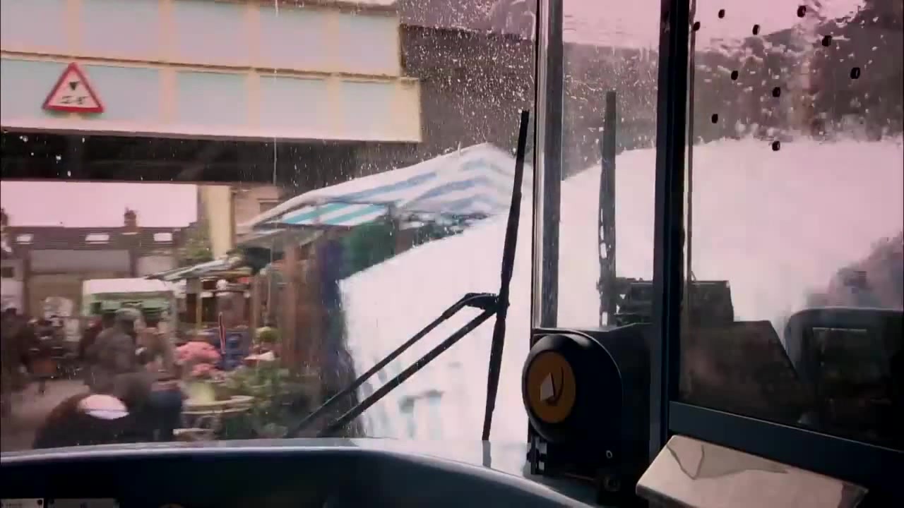 Bus Crashes Through Market - EastEnders - Coub
