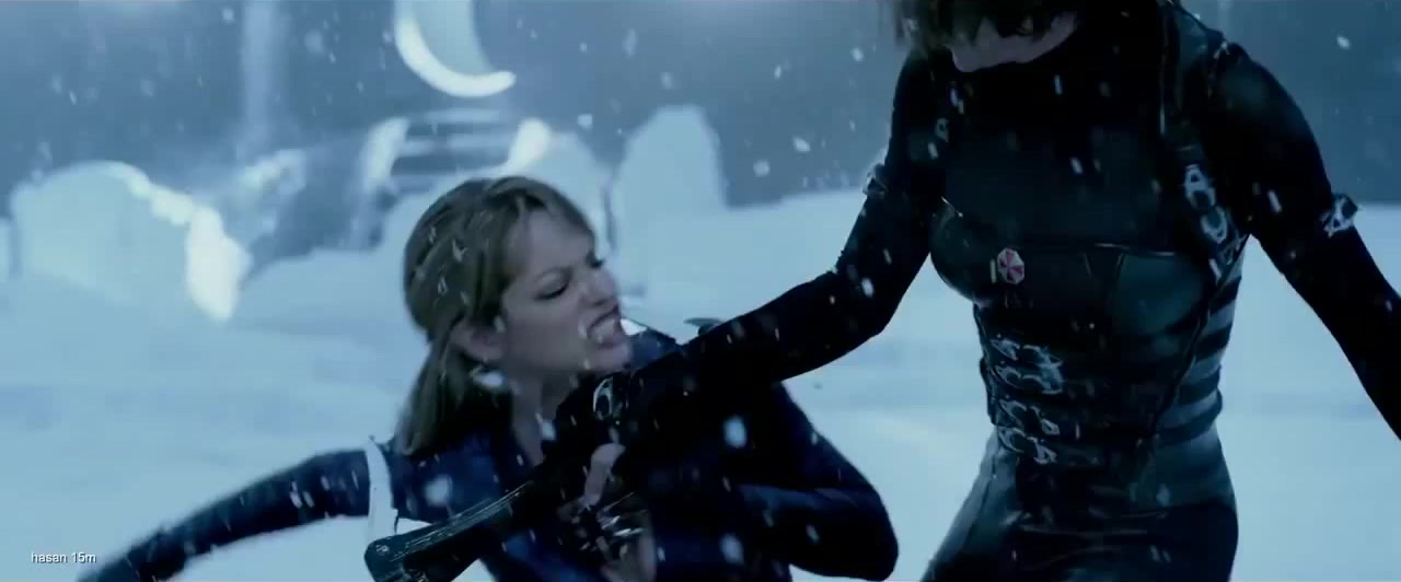 Resident Evil: Retribution - Alice vs Jill Valentine (2012) - Coub