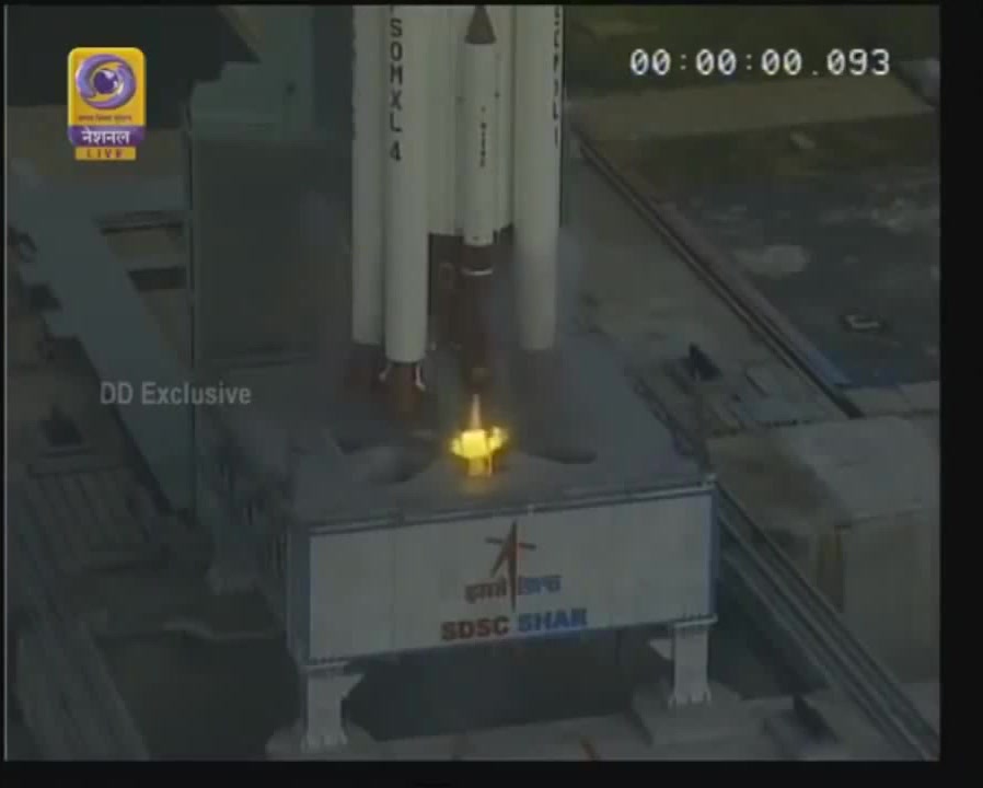 Launch of Cartosat-2F aboard PSLV - Coub