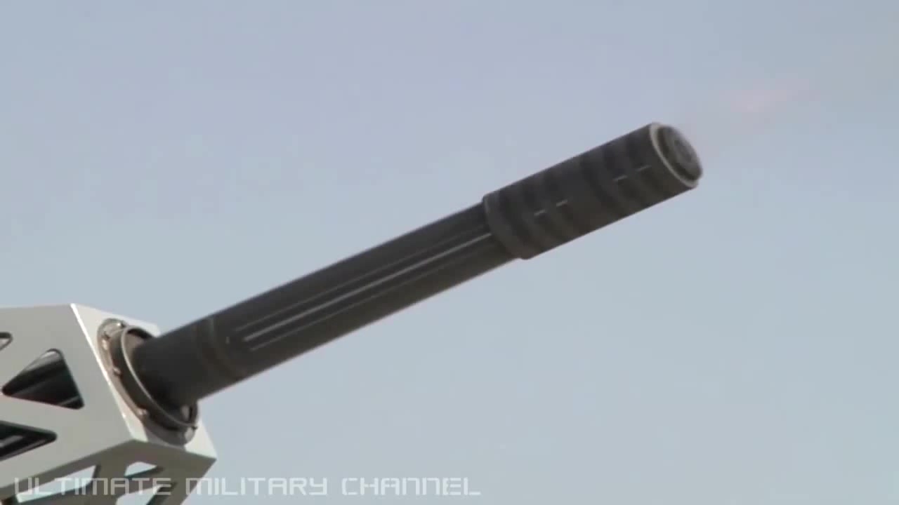 Counter Rocket Artillery & Mortar system (C-RAM) FIRING! US Army land ...