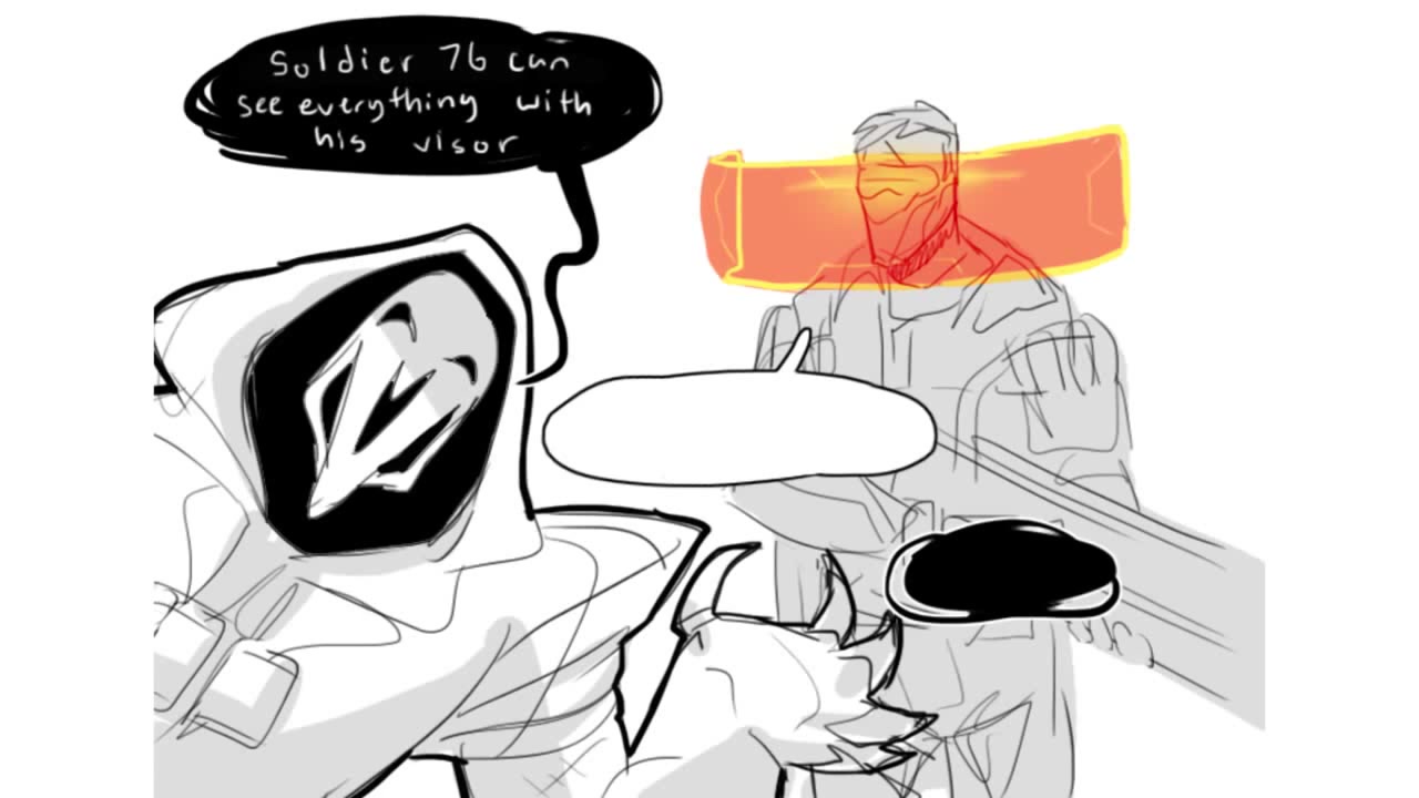 (Comic Dub) Overwatch: Can he see? - Coub