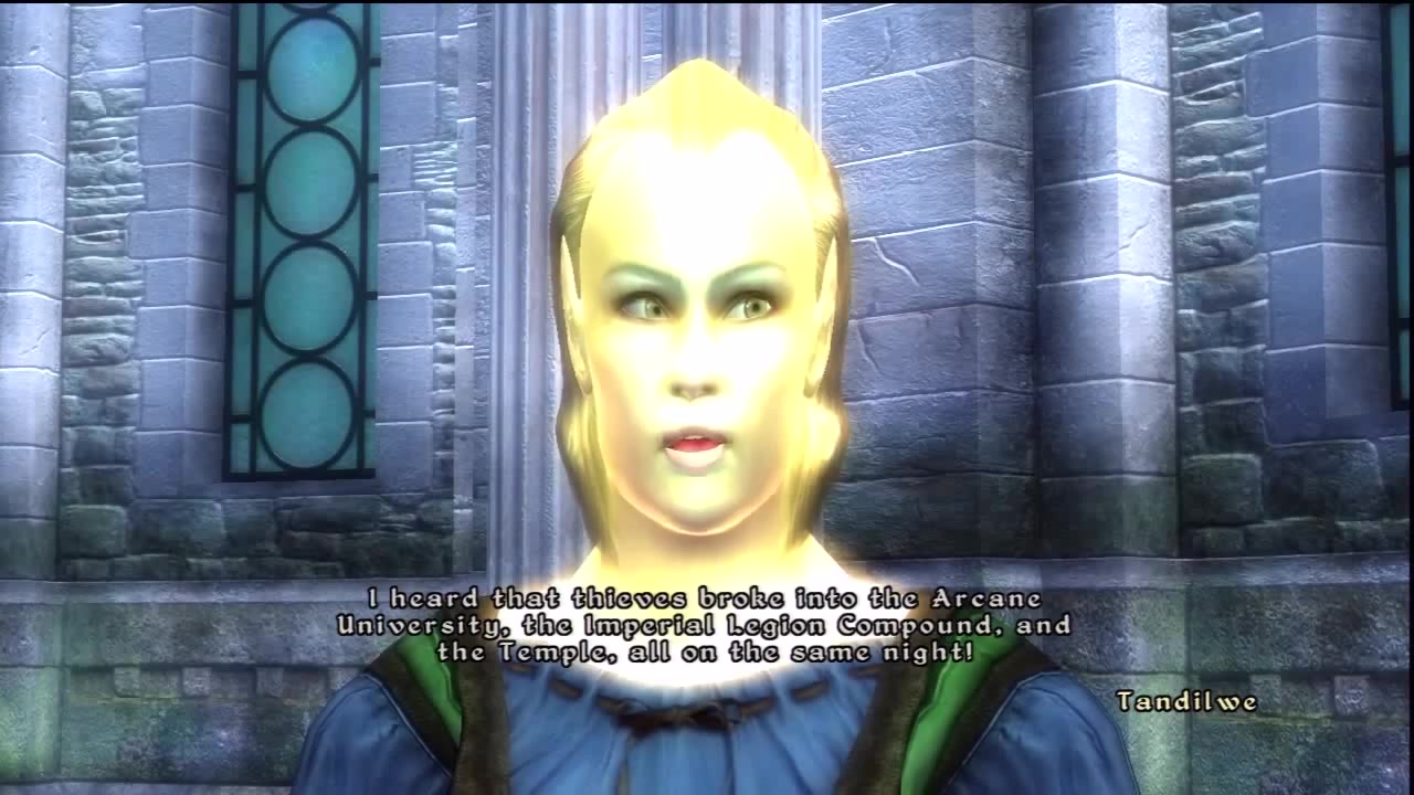 Oblivion Voice Actor - 'Let me do that one again' - Coub