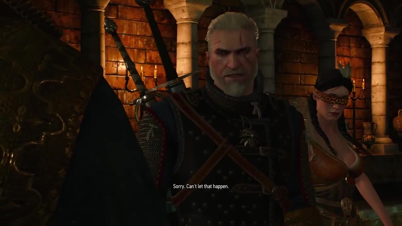Witcher 3: Geralt Breaks Dijkstra's Leg! - Coub