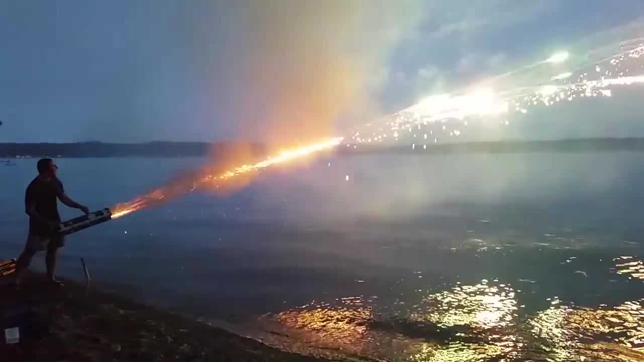 Firework Minigun - Coub
