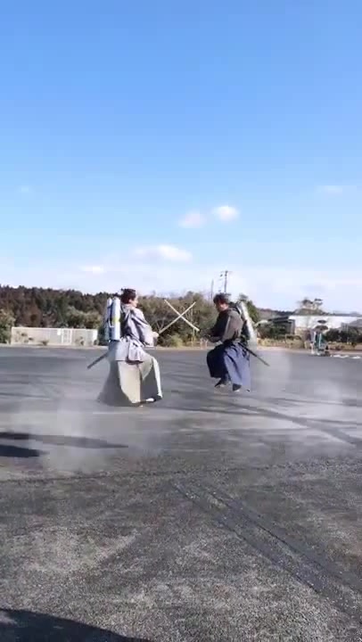 Jetpack samurai - Coub