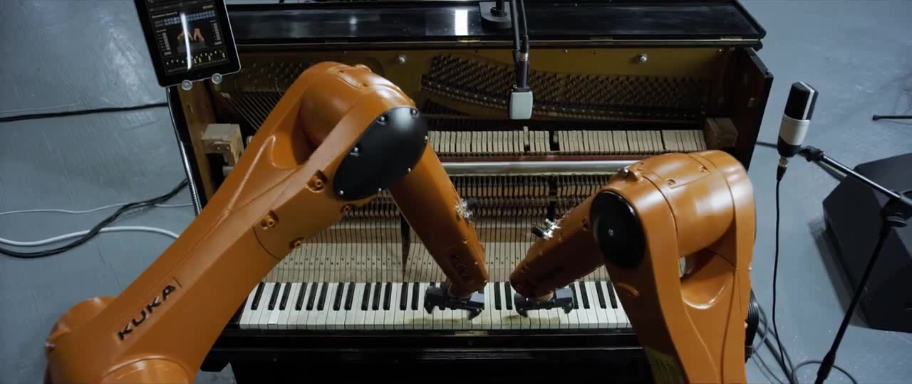 AUTOMATICA 4k - Robots Vs. Music - Nigel Stanford - Coub