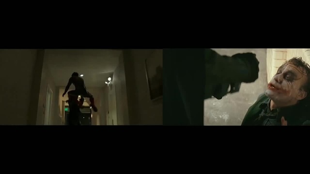 Joker and Green Goblin / laugh comparison - Coub