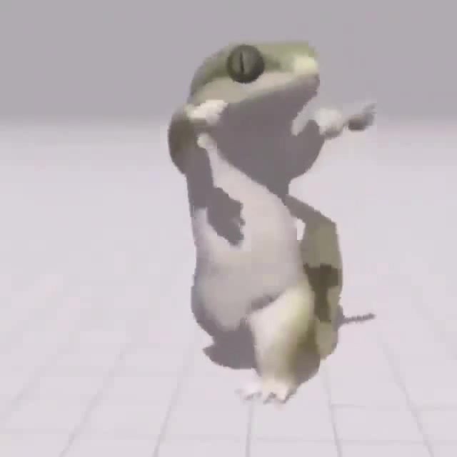 flexing lizard - Coub