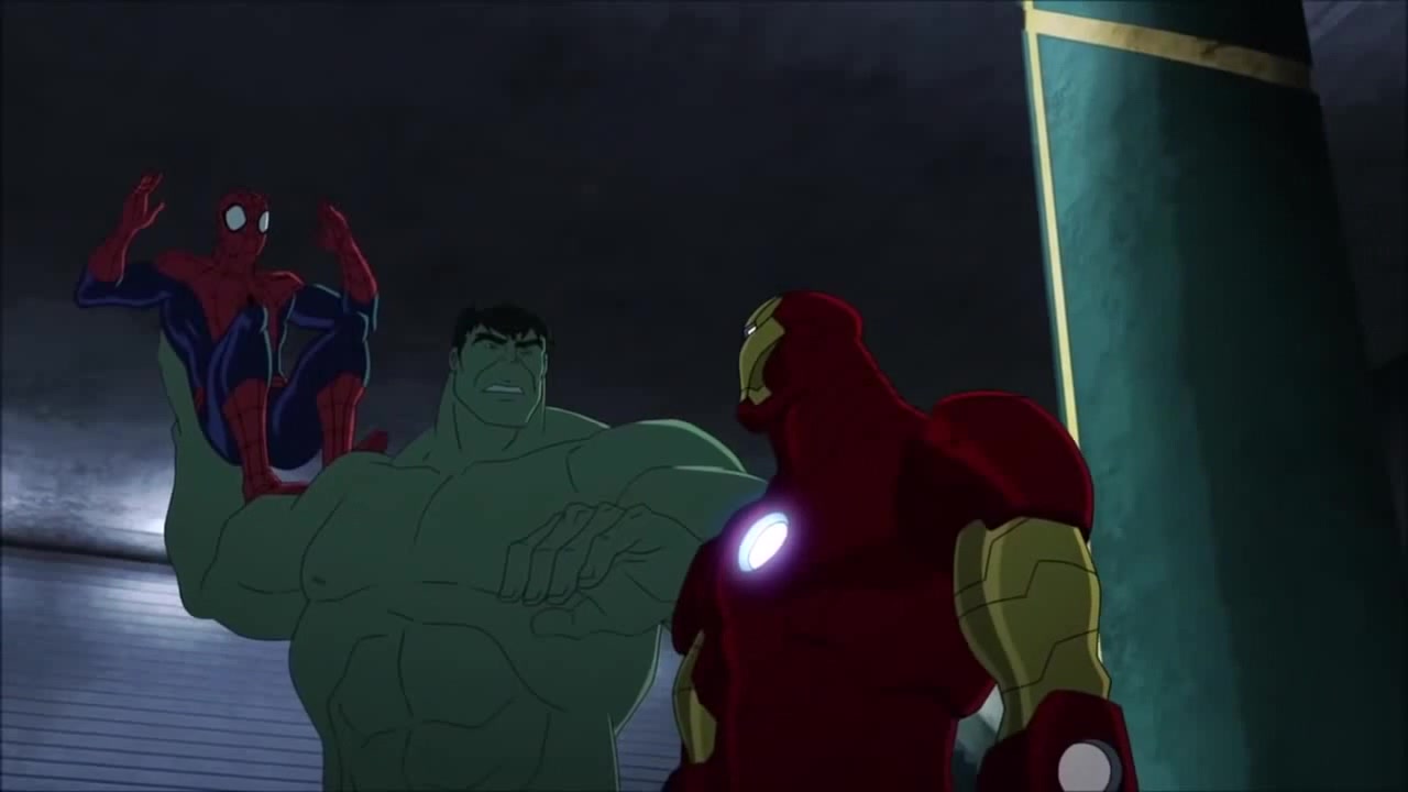 Spider-man vs Ultron avengers assemble - Coub