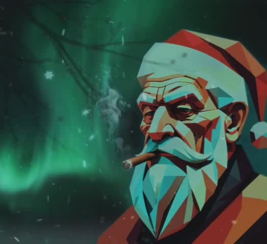 Your tired Santa - Coub