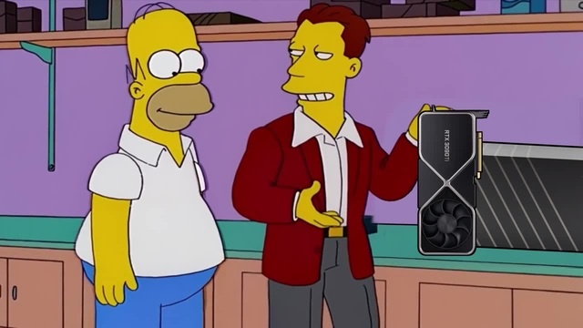 Homer Simpson buys rtx 3090 ti - Coub