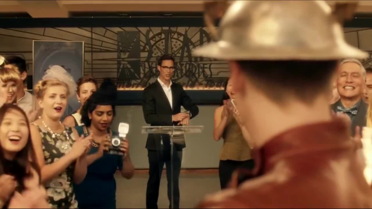 The Flash 2x05-Opening Scene [Jay Garrick and Harrison Wells] - Coub