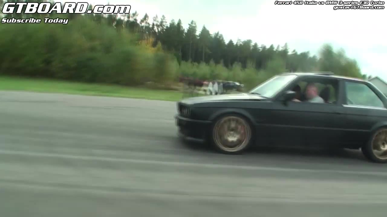 Ferrari 458 Vs Bmw e30 - Coub