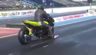 drag bike crash - Coub