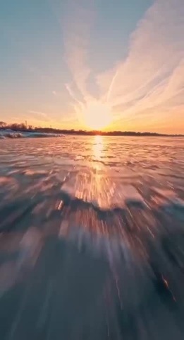 Зимняя река | Winter river - Coub