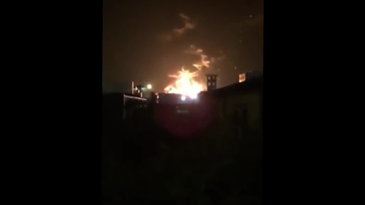 HUGE EXPLOSION IN CHINA | ALL ANGLES COMPILATION [HD] #Tianjin - Coub