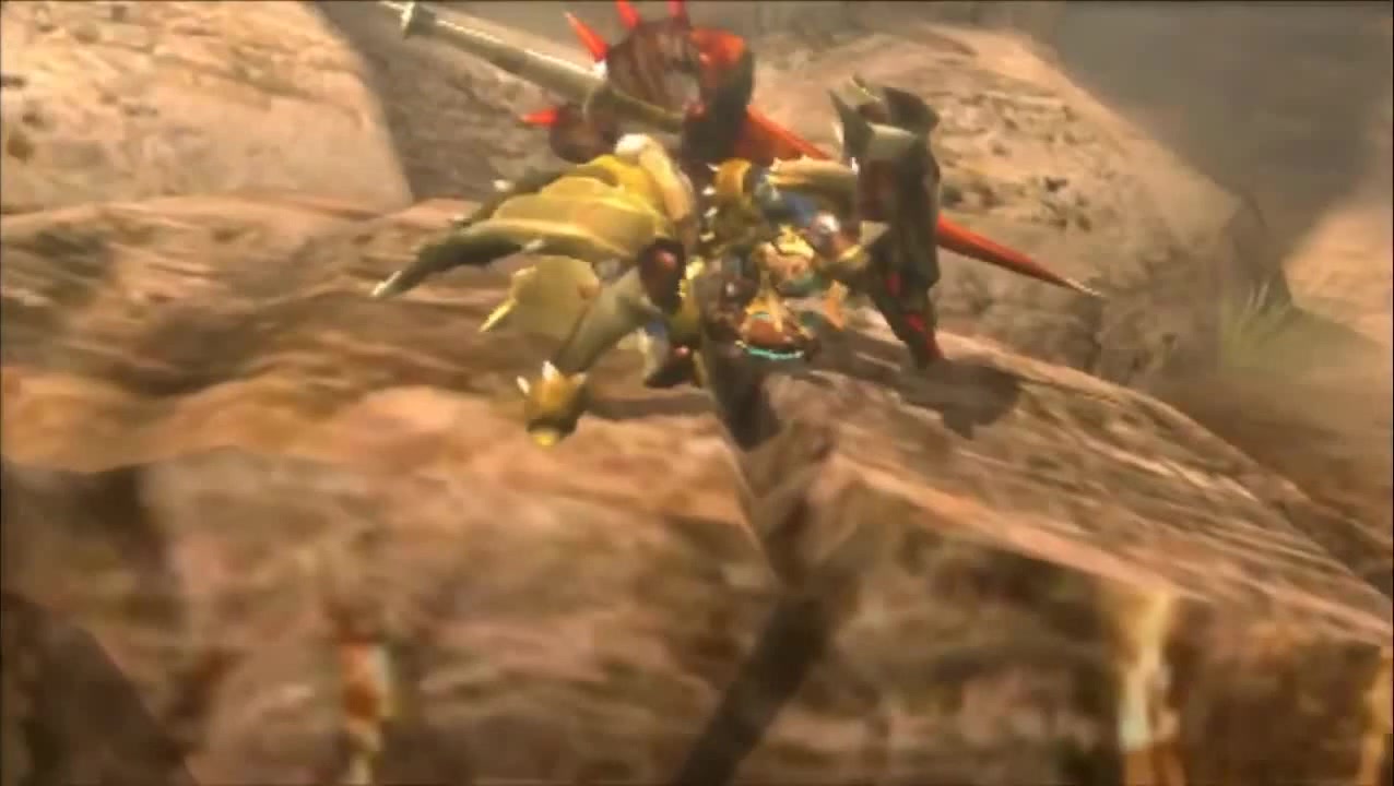 [3DS] Monster Hunter 4 Ultimate -Monoblos Intro- - Coub