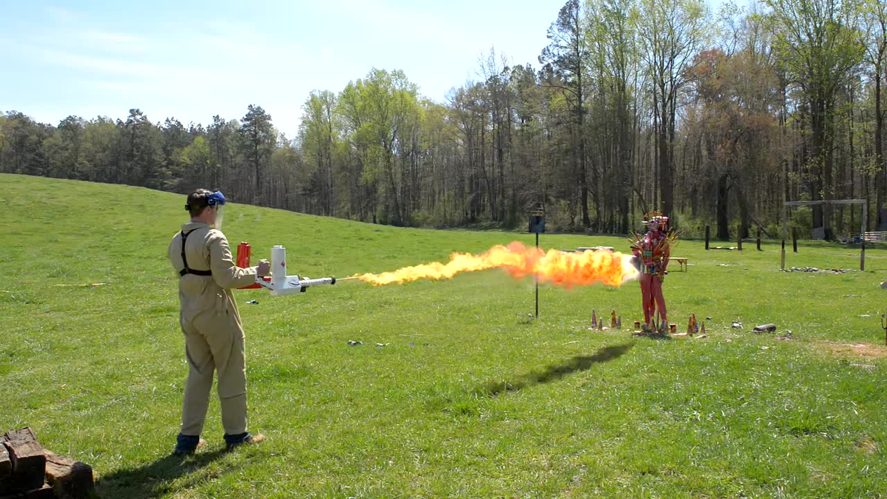 The X15 & XM42 Personal Flamethrowers! - Coub
