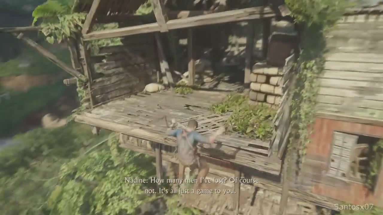 Uncharted 4 - Fight Scene Nathan and Sam vs Nadine - Coub