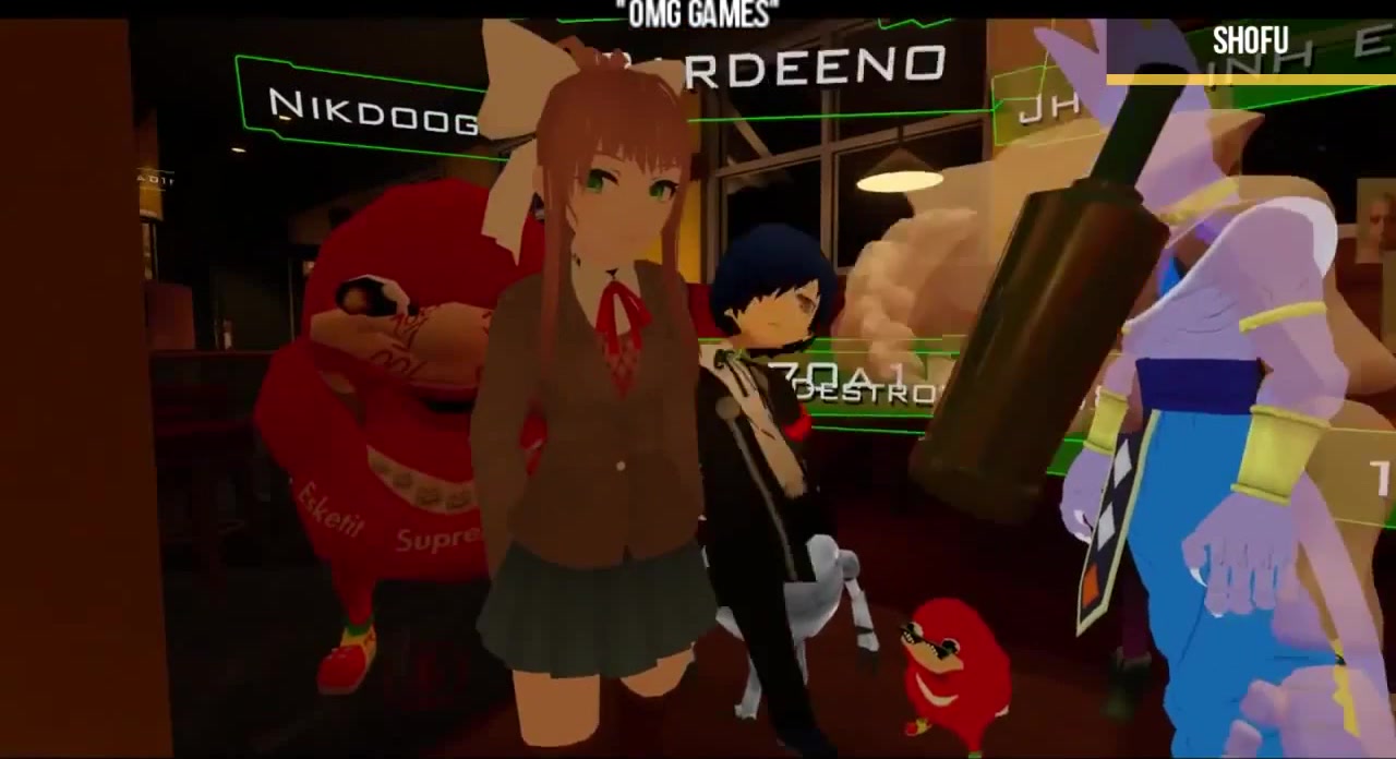 VRchat Adventures Part XVII (Monika Diss Part II) - Coub