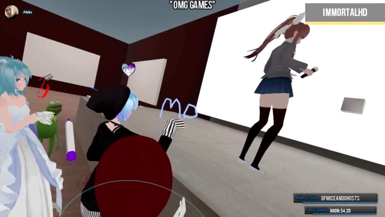Monika VR CHAT :DDDD - Coub