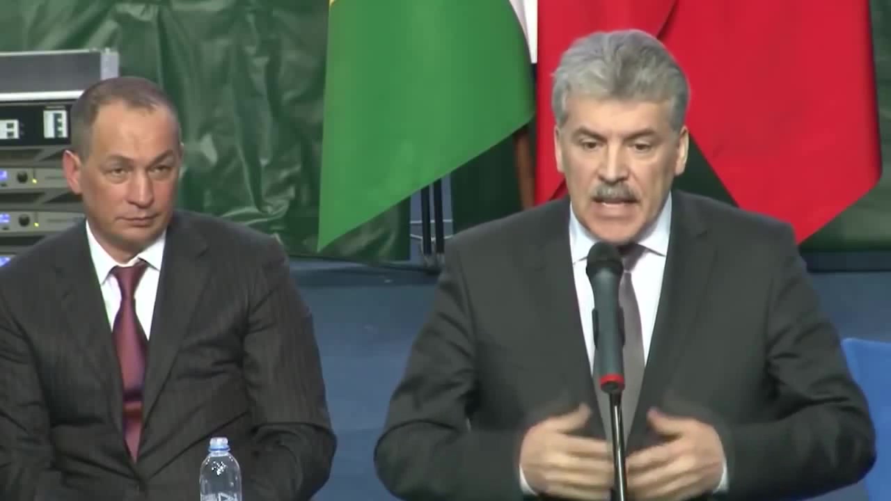 Путин реагирует на заявление Грудинина о переменах - Coub