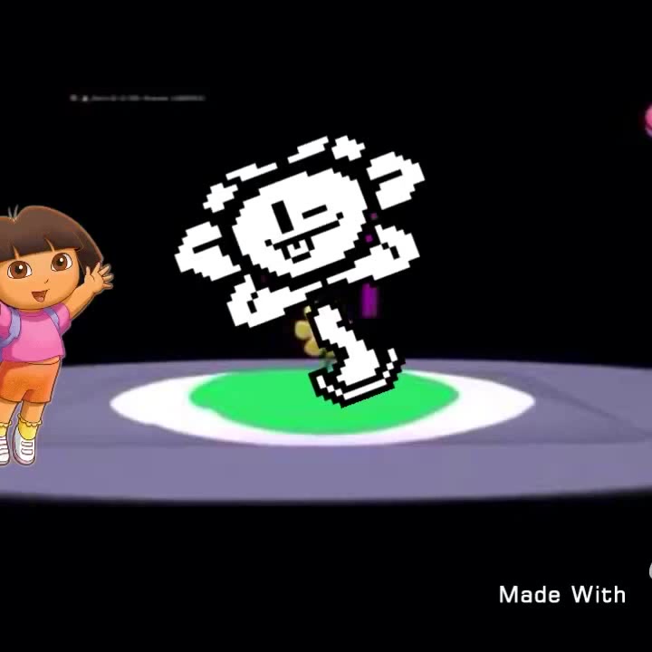Dora in the underground. Made by Phillip Fusionz #flowey #frisk # ...