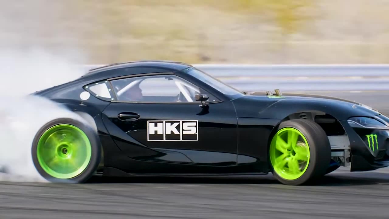 World's First Drift Toyota GR Supra - Coub