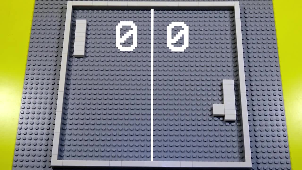 Lego Atari Pong Animation - Coub